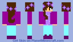 Purple pup Minecraft Skin