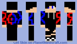 FIre and Ice Minecraft Skin