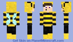 me, but as a bee Minecraft Skin
