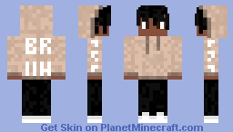 Tan Hoodie With Dreadlocks (Edite and fixed) Minecraft Skin