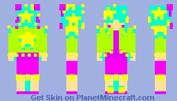 Neon Light Of My Life Minecraft Skin