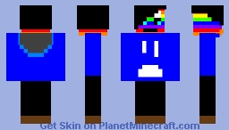 Rainbow man Minecraft Skin