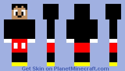 Mickey Mouse Minecraft Skin