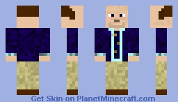 Balding Man Minecraft Skin