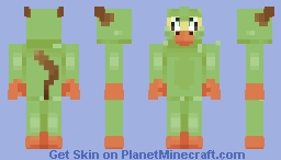 Grookey Skin Minecraft Skin