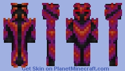Flame King Minecraft Skin