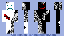 Half Steve Half Skeleton Minecraft Skin