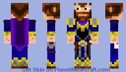 Merlin, Master Wizard Minecraft Skin