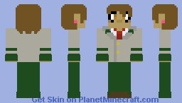 akamine haru: uniform // wickedMarina Minecraft Skin
