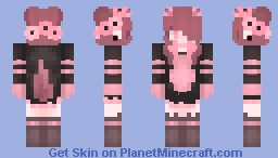 Pink~Kawaii~girl Minecraft Skin