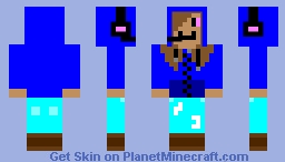 YouTuber (Girl) Minecraft Skin
