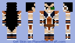 Raditz Minecraft Skin