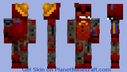 Ignited Redbear Minecraft Skin