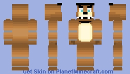 Freddy Fazbear (Looks better in 3D) Minecraft Skin