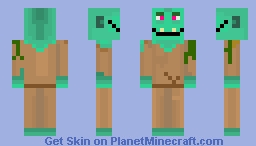 Grinning Swamp Man Minecraft Skin