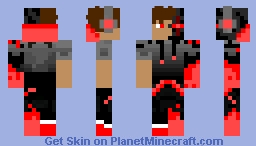 Half Ender New! Minecraft Skin