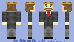Fallen Kingdom King-Suit Minecraft Skin
