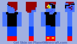 Undyne (Undertale) Minecraft Skin