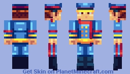Colin | Blue Moon | Advance Wars Minecraft Skin