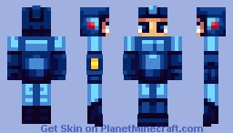 Mega Man Minecraft Skin
