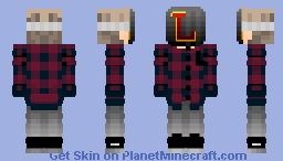 "The red-black Loser" Minecraft Skin