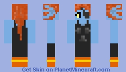 Undyne Minecraft Skin
