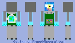 Alien Interstellar Astronaut Minecraft Skin