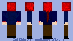 Redstone Man Minecraft Skin