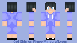 Blue Track Suit Minecraft Skin