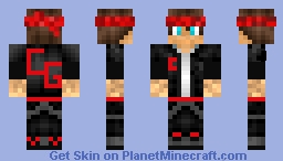 Crimson Gang Minecraft Skin