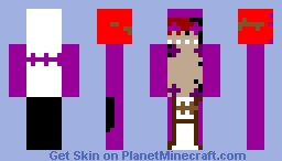 evil purple Minecraft Skin