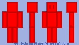 Red slime person Minecraft Skin