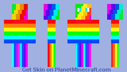 Rainbow Guy Minecraft Skin