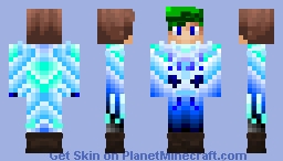 Liam the Ice Entity Minecraft Skin