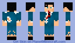 Battle Damaged Clark Kent Minecraft Skin