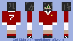 MANCHESTER UNITED - GEORGE BEST Minecraft Skin
