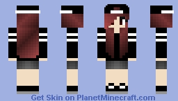 Raspberry Haired Girl Minecraft Skin