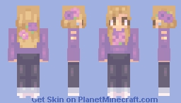 fields and flowers Minecraft Skin