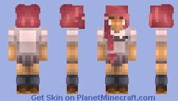 Shrug Girl Minecraft Skin