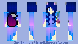 There's a Heavy Blue || Wolves Minecraft Skin