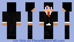 Black suit Minecraft Skin
