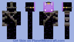 Obsidian Warrior Minecraft Skin
