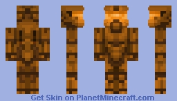 Golden chief 64x32 Minecraft Skin