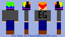 Edgy Gamer Minecraft Skin