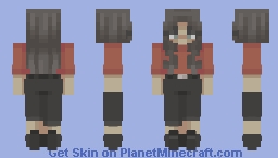 New hair texture. Minecraft Skin