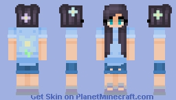 Mia's summer outfit Minecraft Skin