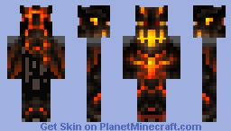 Magma King Minecraft Skin