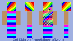 COLORFUL Minecraft Skin