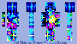 Glow light Minecraft Skin