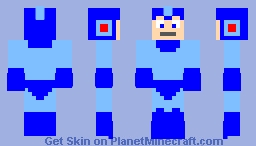 Mega Man Minecraft Skin